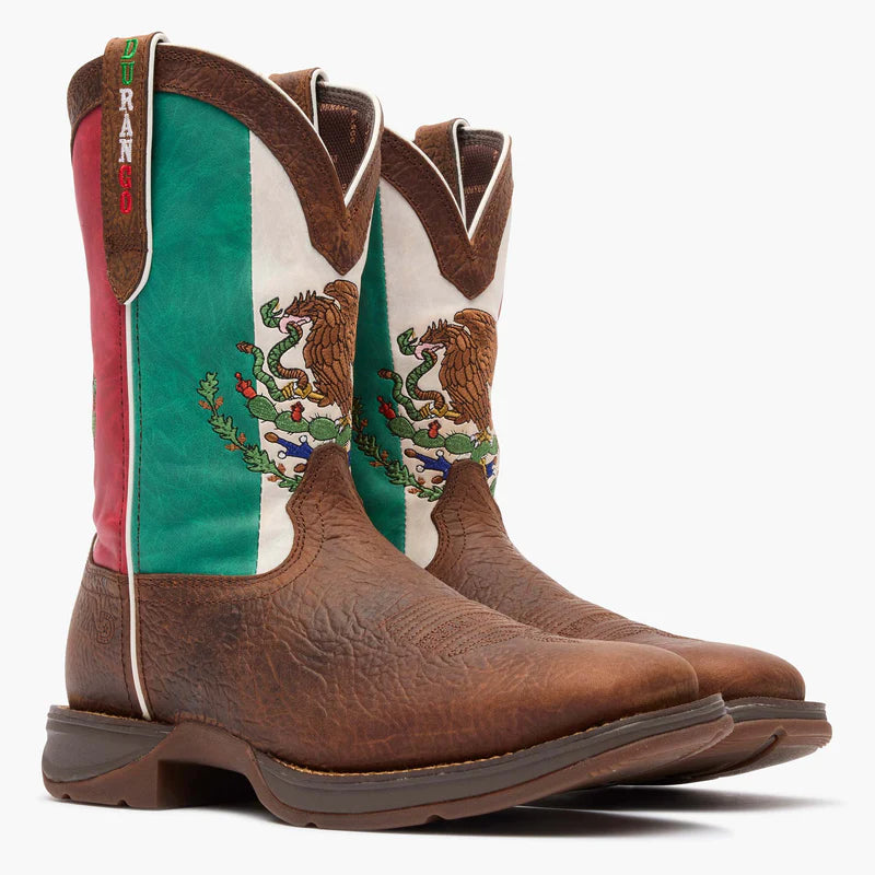 Durango DDB0430 Rebel Mexico Flag Western Boot – Rock'Em