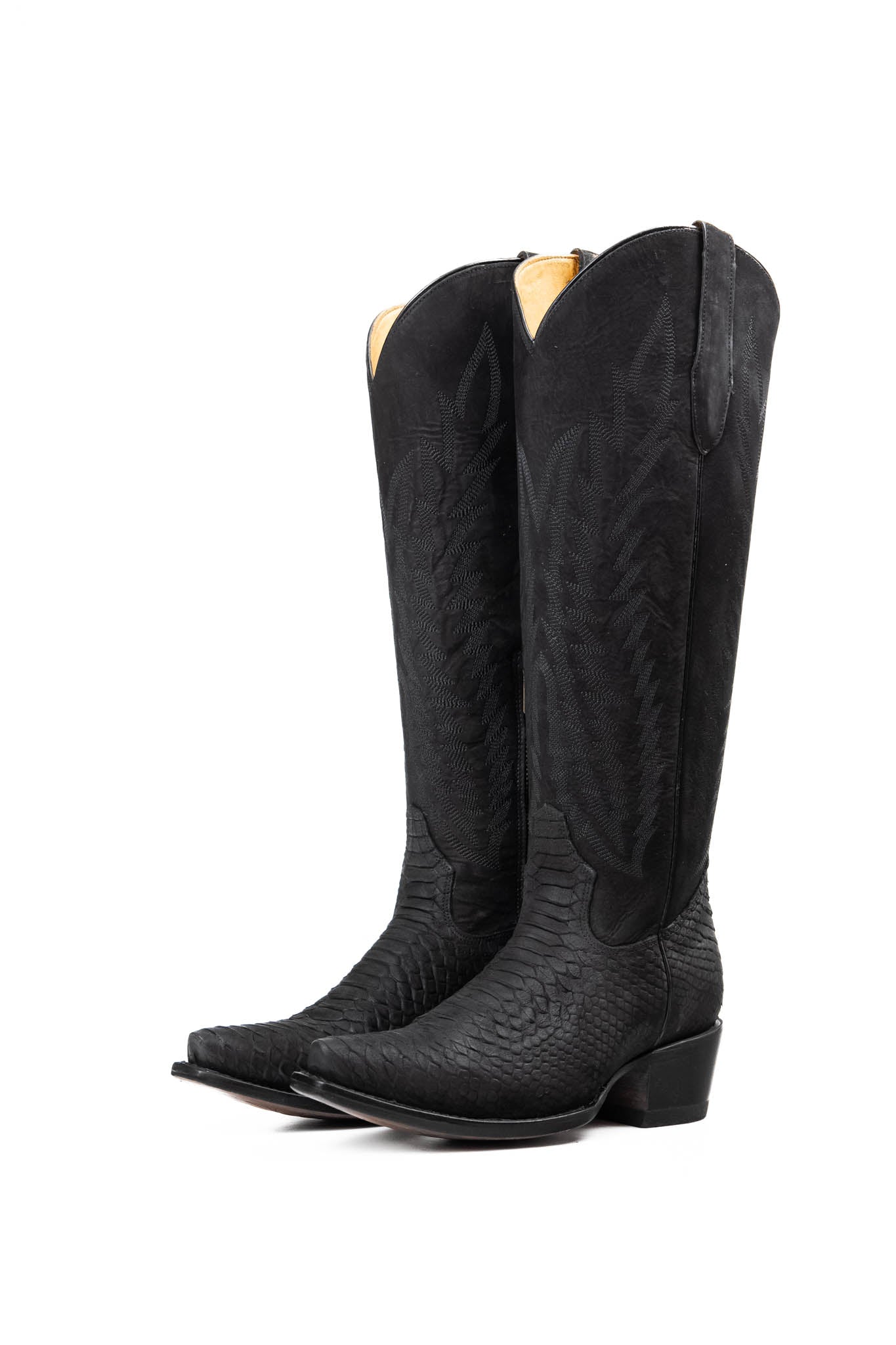 Presley Matte Python Tall Snip Toe Cowgirl Boot – Rock'Em