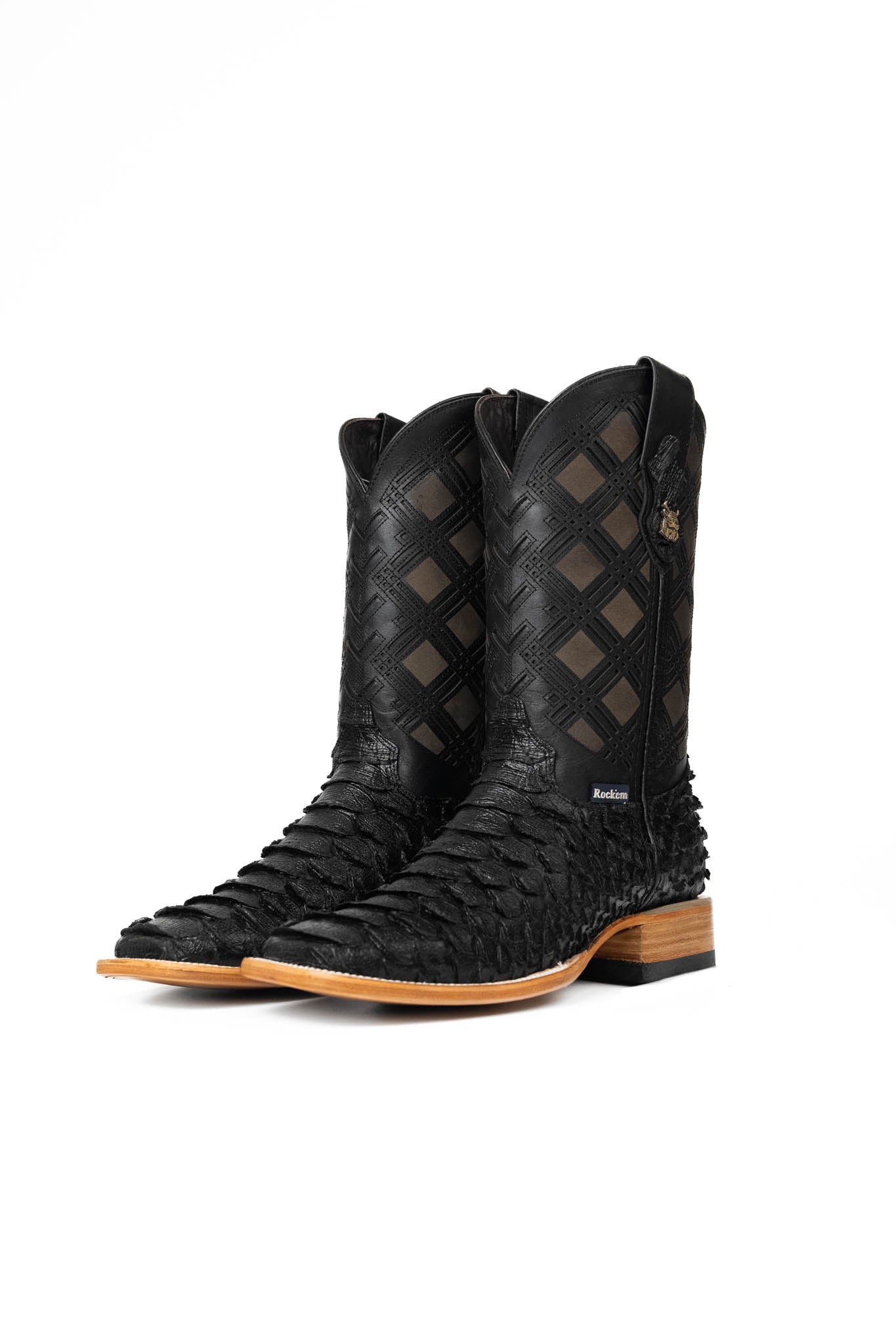 Bradley Python Square Toe Cowboy Boot – Rock'Em